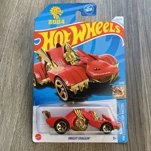 Toys | Hot Wheels Knight Draggin Chinese New Year Of The Dragon Red ...